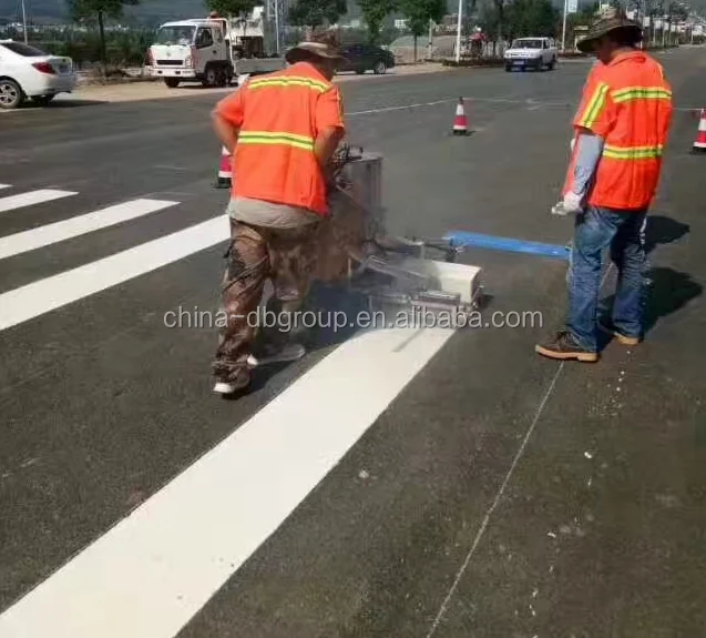 Hand Push Thermoplastic Paint Zebra Crossing Line Marking Machine Price ...