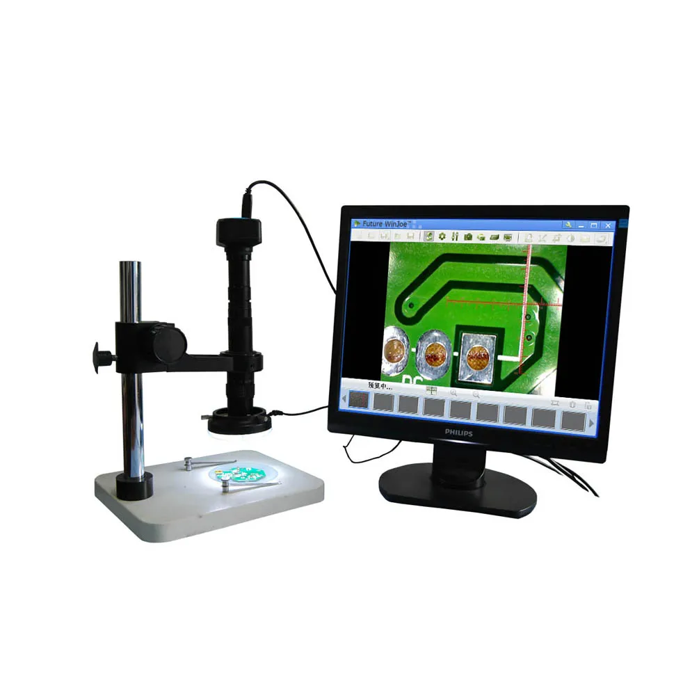High Resolution Measurement Function Digital Microscope Camera C-mount ...