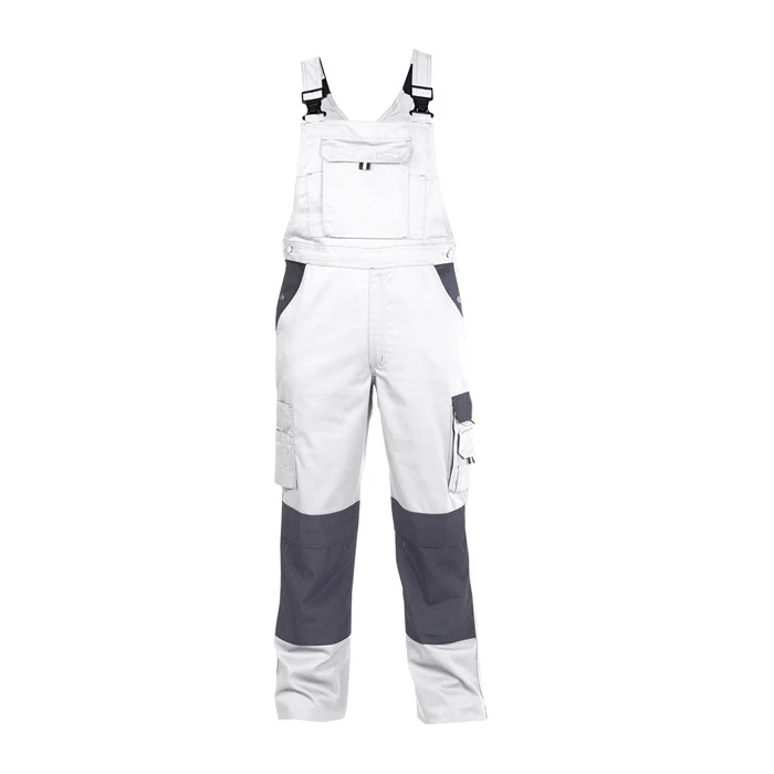 Cotton Painters White Bib Overalls for Men - Durable & Comfortable