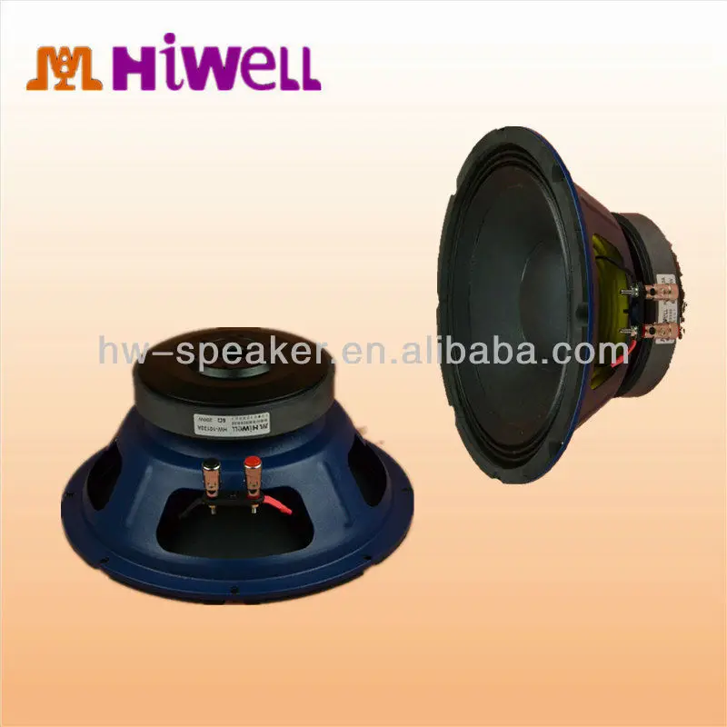 10inch New Loud Mid Bass Speaker/hiwell Factory Professional Woofer ...