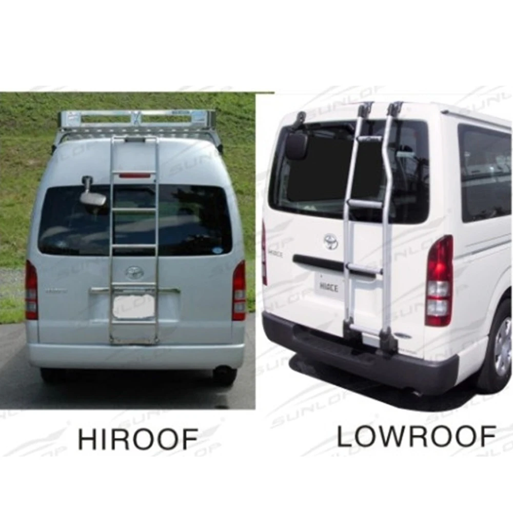 SUNLOP Hiace Rear Ladder 2005-2009 - High-Quality Accessories