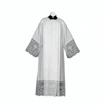 Vintage White Surplice Clergy Priest Vestment - Buy Clergy Surplice ...