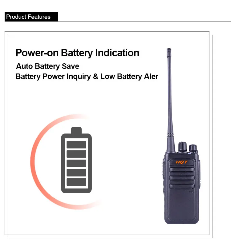 10W UHF Radio - Portable Firefighter Radio for Public Safety