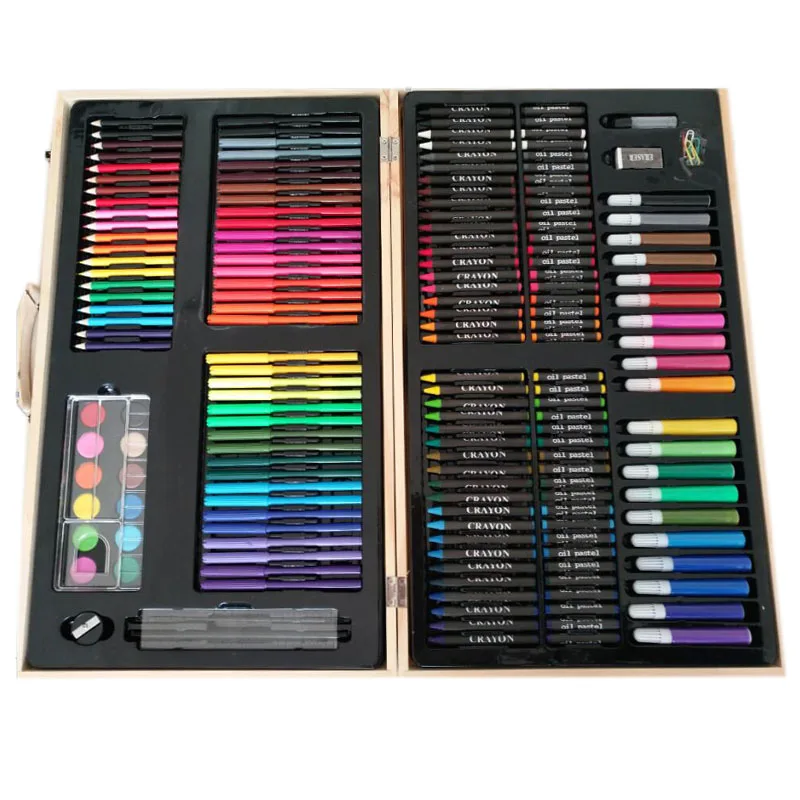 Boite De Coloriage Enfant - 180PCS Professional Art Set