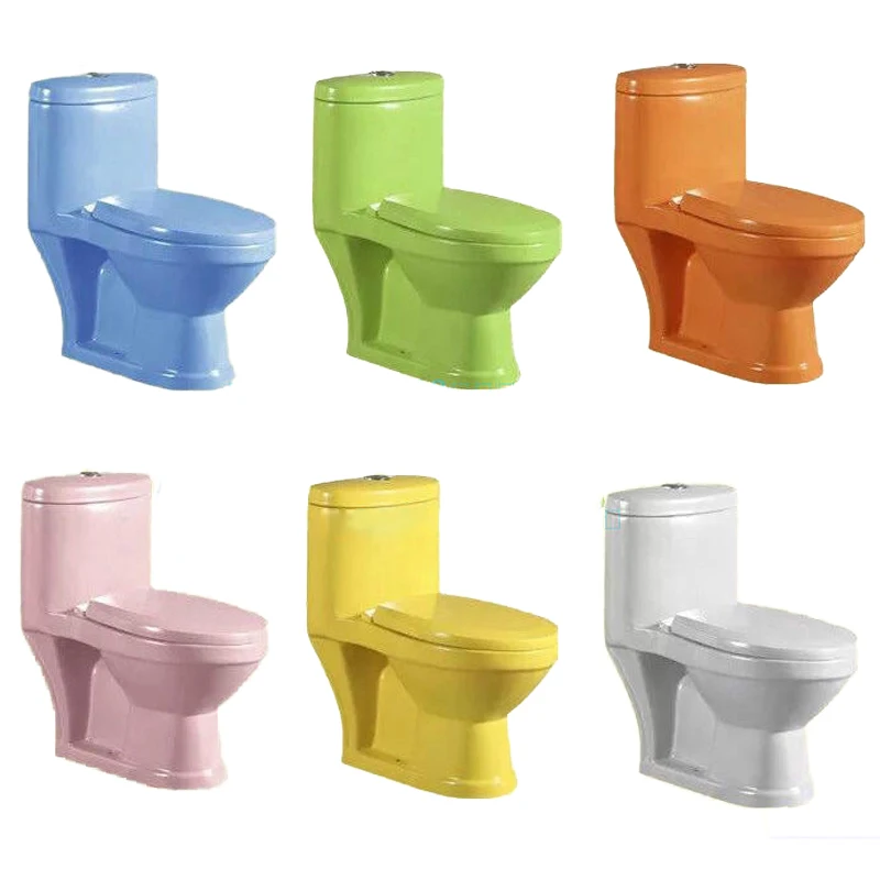 Luxury Gold Color Toilet - Dual-Flush, Smooth Glaze