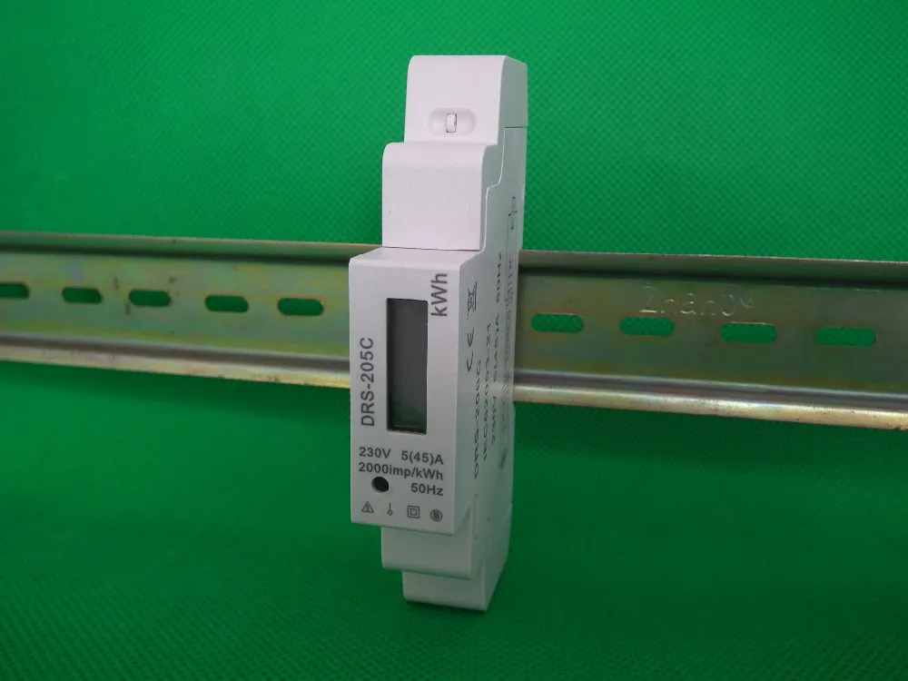 Rs485 Modbus Single Phase Din Rail Energy Meter (drs-205c) - Buy Rs485 ...