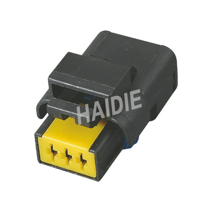HAIDIE 3 way female waterproof auto electrical terminal connector FCI ...