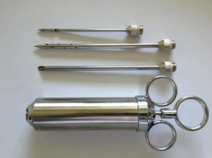 Heavy Duty Meat Injector 304 Stainless Steel - Seasoning Injector ...