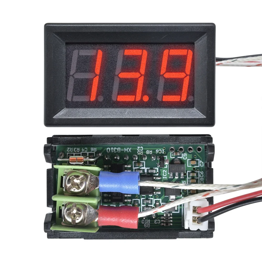 Diymore Xh-b310 Digital Tube Led Display Thermometer 12v Temperature ...