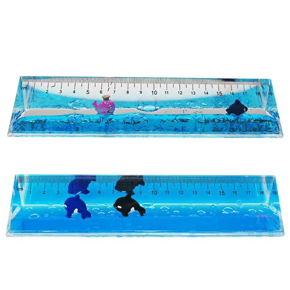 19CM Acrylic Whale Fish Floater Ruler - Eco-Friendly & Decorative