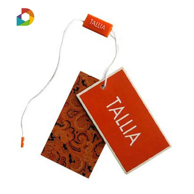 Fsc Recycled Fancy Logo Price Tag With String Custom Design Supermarket ...