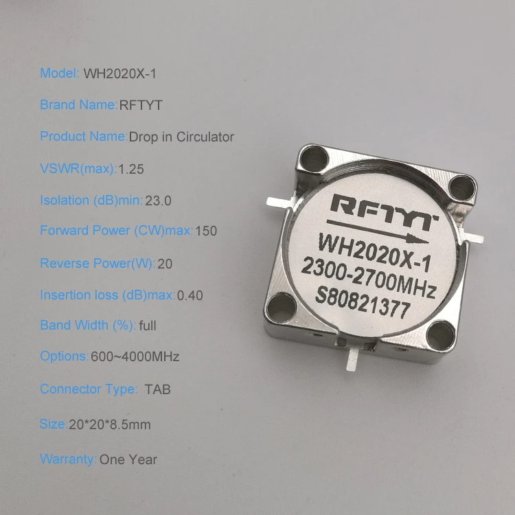 Customized Reflected Power High Isolation Low Insertion Loss 30db 400 ...