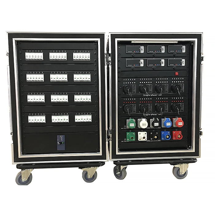 48-Way Socapex Panel Board Power Distro with 3 Phase in Mains ...