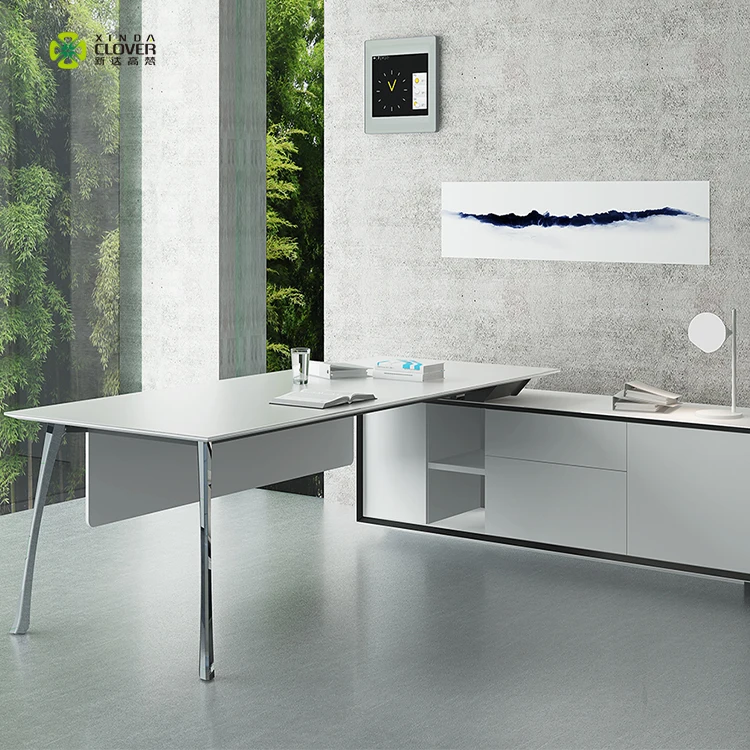 Modern Vlf Series Large Executive Desk Mdf Office Counter Table Design ...