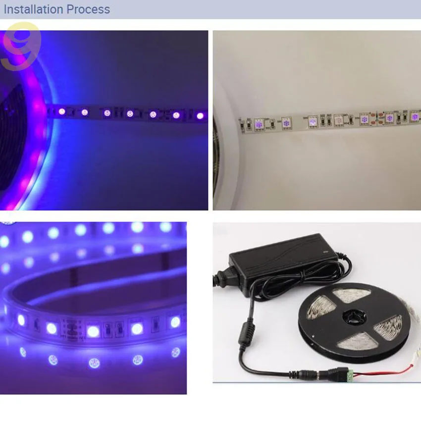 395nm Uv Flexible Led Strip - Waterproof 12v Outdoor Led Light Strip - Oem