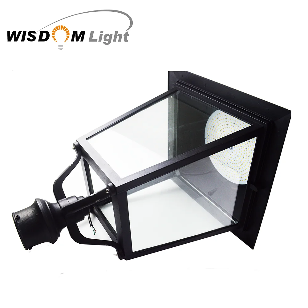 Mini 50w Led Post Top Light Lantern Fixtures,Led Lamp Post Lights - Buy ...