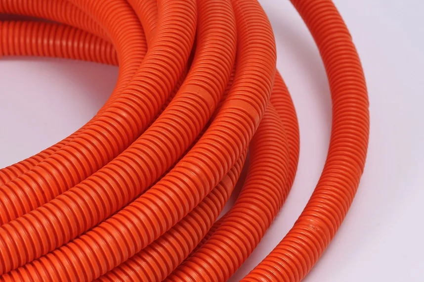 Ledes Fire Retardant Corrugated Conduit Pvc Pipe Flexible Tube For ...