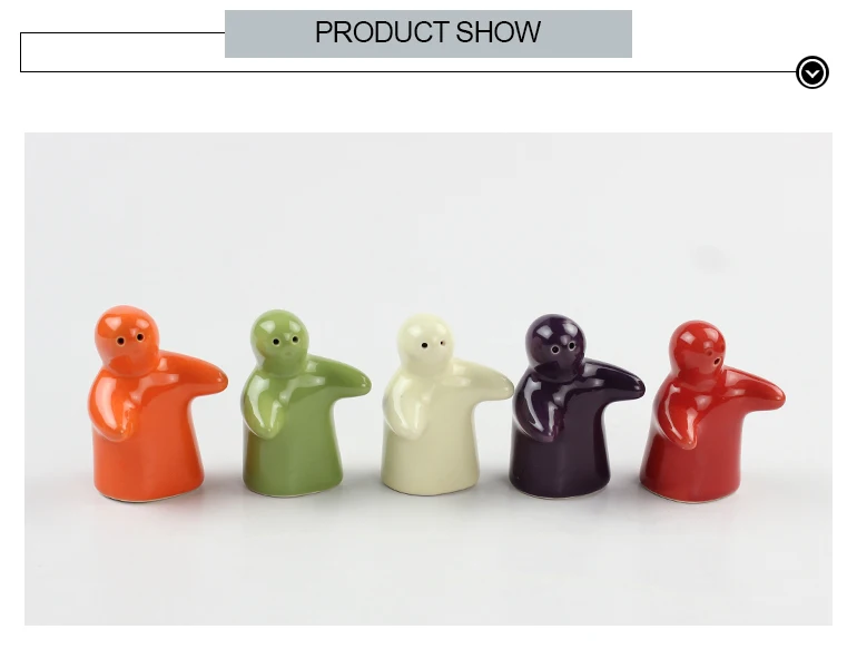 Custom Stoneware Hug Salt and Pepper Shaker Set