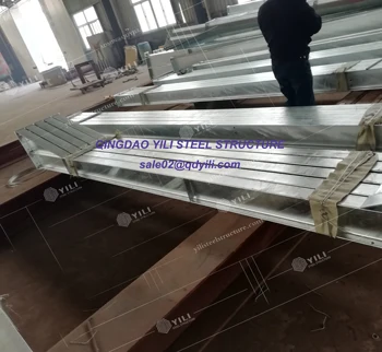 Hdg Column Rafter Of Steel Structure Workshop / Warehouse - Buy Column ...