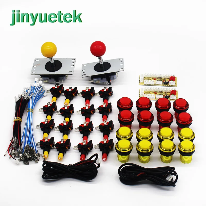 Jinyuetek-interruptor De Botón De Plástico Para Arcade,Personalizado ...