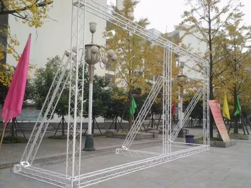 High Quality 10x10 Cm Sliver Aluminum Stage Mini Lighting Truss for ...