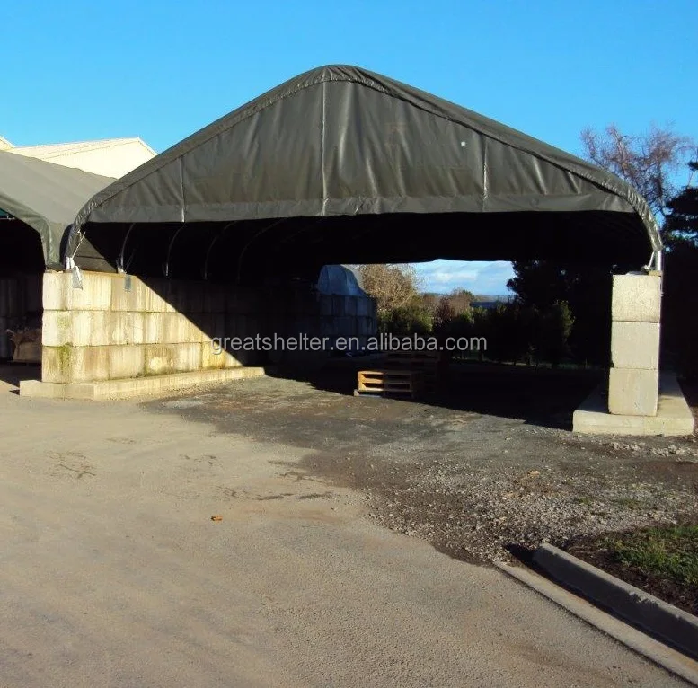 40 Feet Container Canopy Shelter - Durable Outdoor Storage