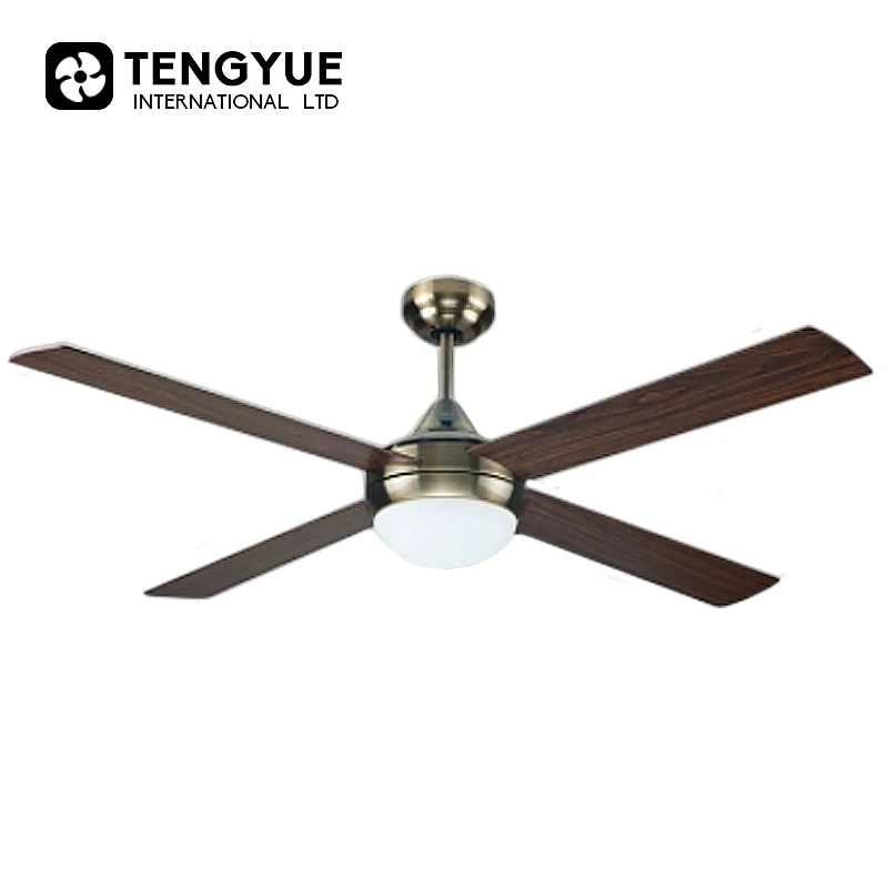Ceiling Fan With Light Living Room Cooling Fans 52 Inch Decorative ...