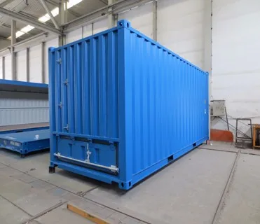 Top Loading Front Unloading Steel Floor 20ft Dry Cargo Container