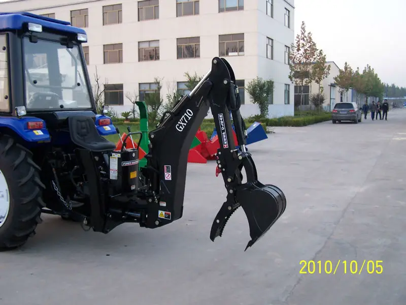 Green Machines Towable Backhoe Loader - Compact & Durable