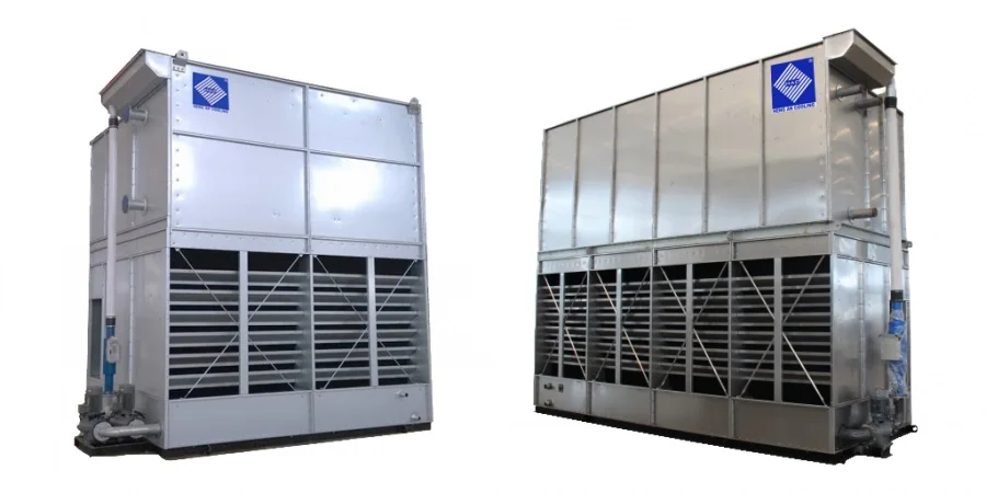 Cross Flow Evaporative Condenser with Easy Access Panels for Simple ...