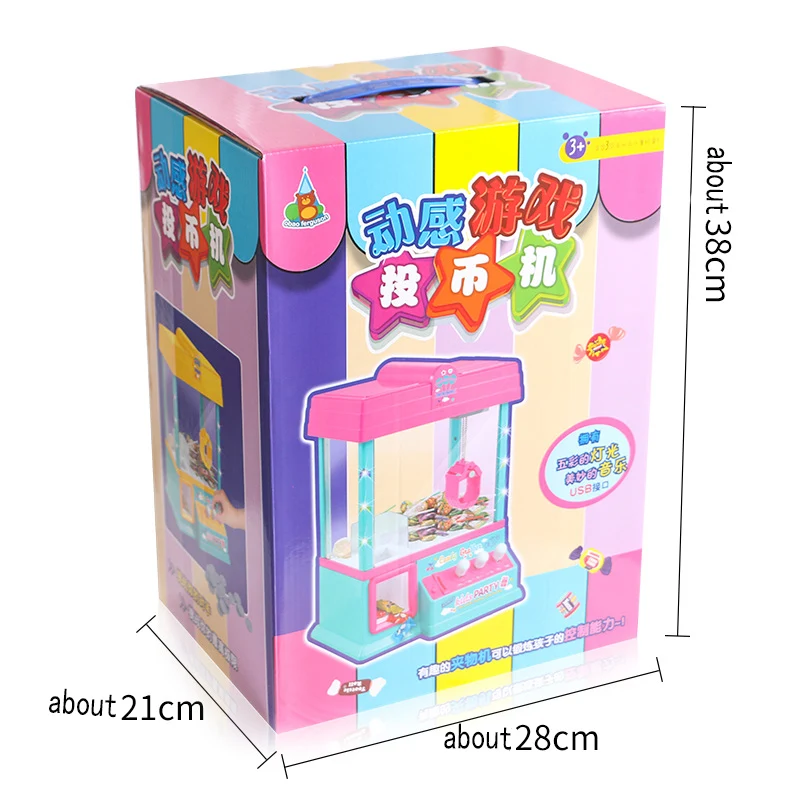New Toys Battery Operated Mini Candy Grabber Machine Claw Machine Toy ...
