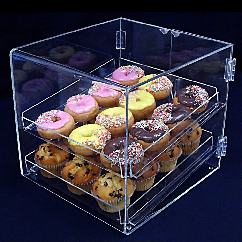 Acrylic Donut Showcase Bakery Counter Display Bakery Display Cabinet ...