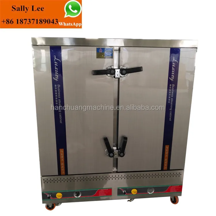 Rice Steamer - 12 Trays Gas Rice Steaming Cart by HANCHUANG