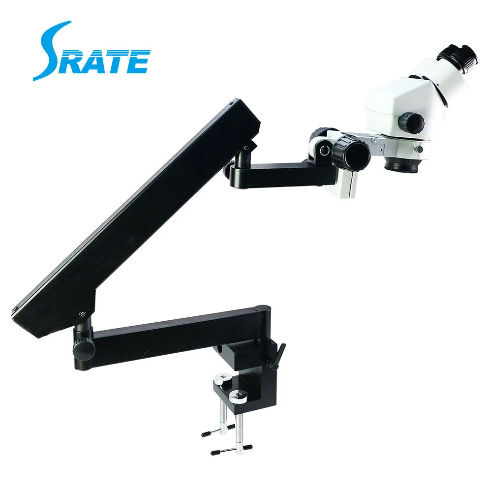 3.5x-90x Dental Microscope Stereo Microscope Zoom With Flex Arm For ...