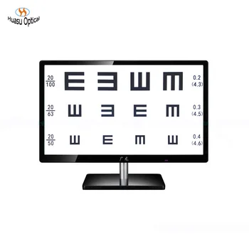 China Optometry Led Vision Chart Ophthalmic Visual Acuity Snellen ...