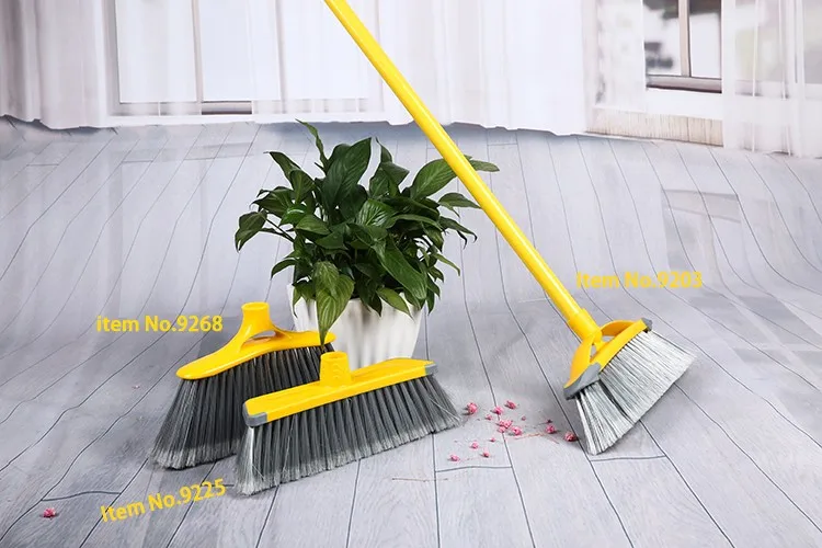 Long Handle Plastic Broom Head - Anti Static & Soft Bristles