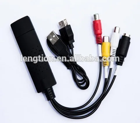 Novo Conversor De Vhs Para Pc Usb De Captura De Vídeo Adaptador De ...