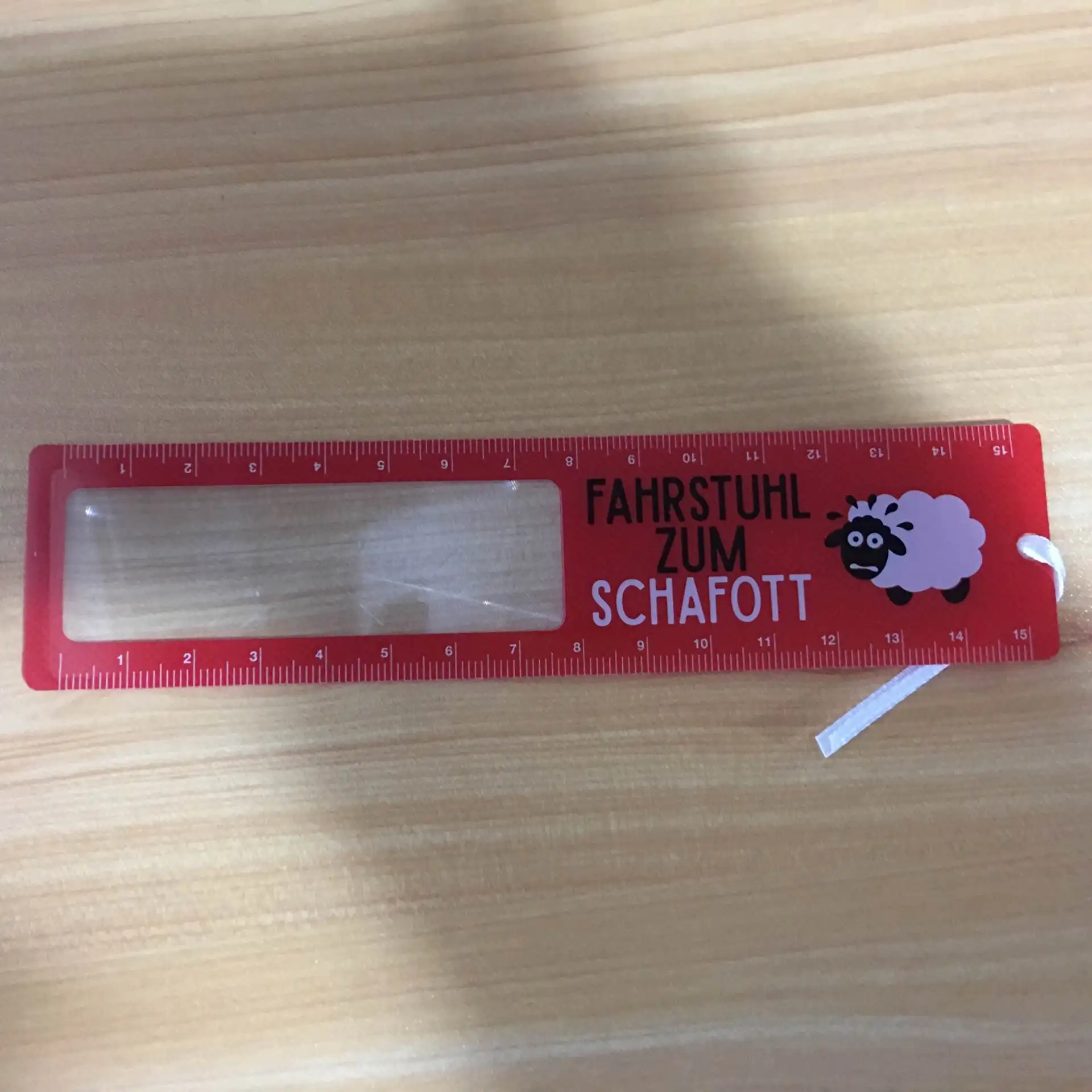 Customized Logo 6" Magnifier Ruler with Bookmark, Pocket Sheet ...