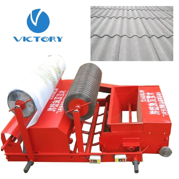 Concrete Roof Tile Forming Machines Full Automatic Cement Roofing Tile ...