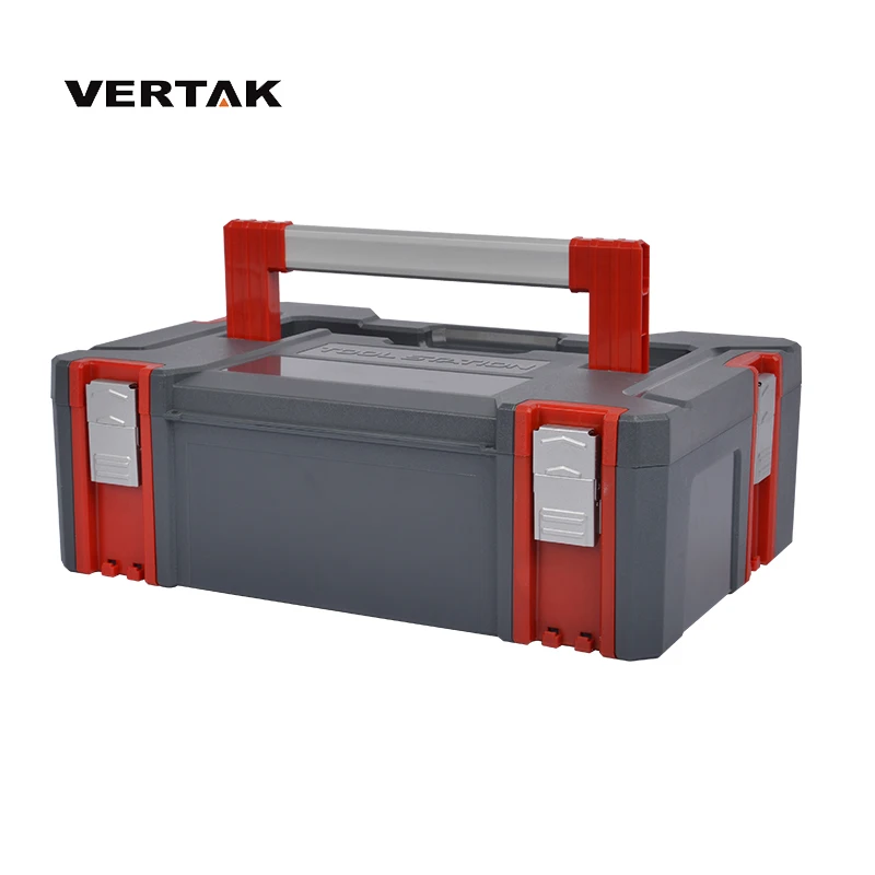 VERTAK Plastic Interlocking Storage System - Tool Box Stack