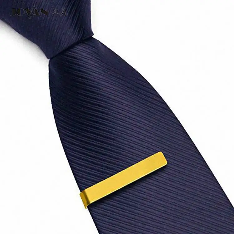 Wholesale Stainless Steel Simple Custom Brushed Tie Clip
