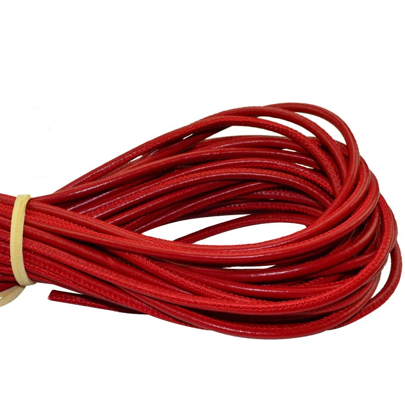 Various Color Custom Size Round Nappa Leather Rope For Bracelet ...