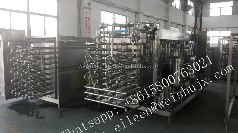 Htst Tube Milk Pasteurization Machine For Small Dairy Production Line ...