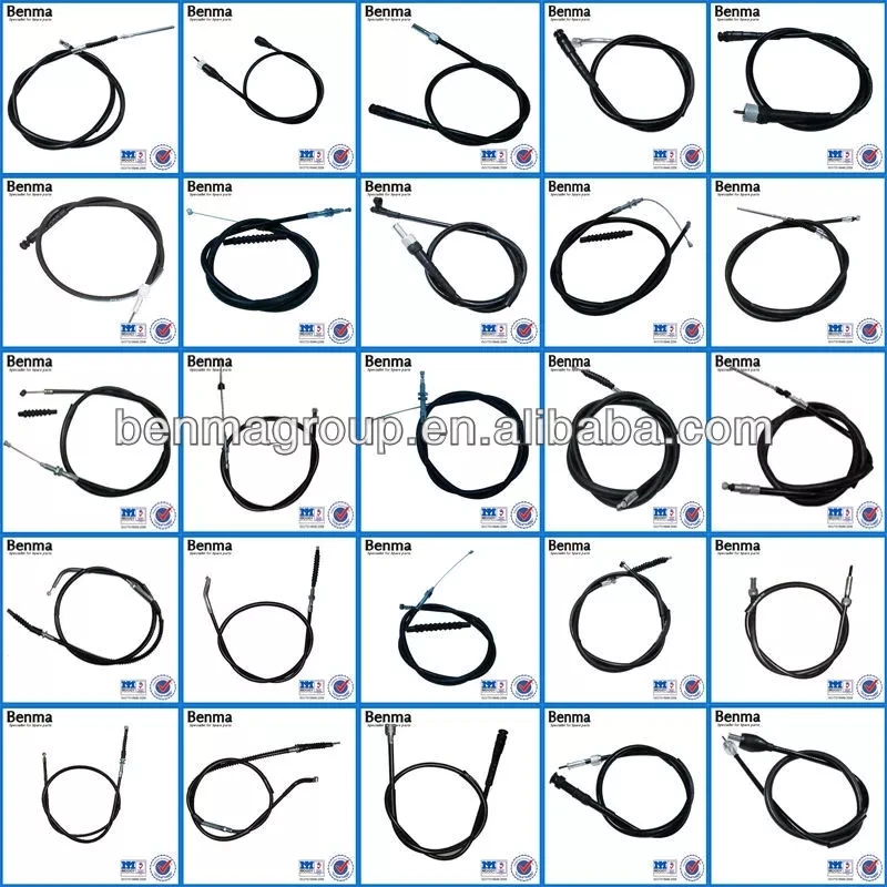 Motorcycle Spare Parts Accessories Clutch Cable Throttle Cable Brake ...