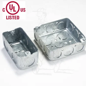 4x2" Rectangular Caja Electrica Metal Junction Box - Buy Caja Electrica ...