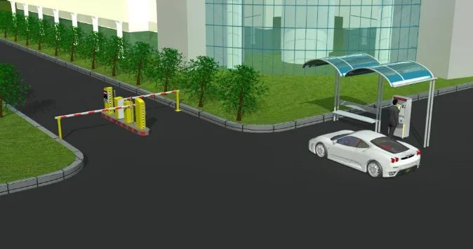 Sewo Smart Auto Rfid Vehicle Parking System With Parking Charge System ...