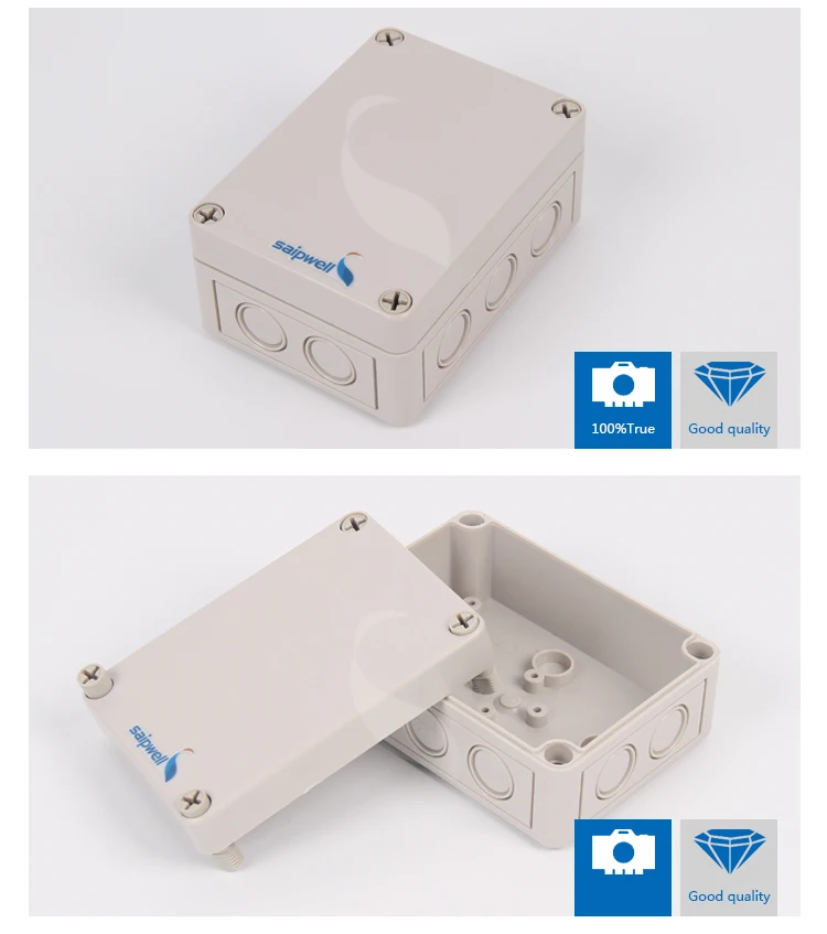 Saipwell IP67 ABS Waterproof Plastic Screw Junction Box Outdoor ...