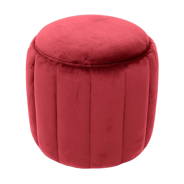 Bedroom Classic Furniture Dressing Round Stools Living Room Hot Red ...