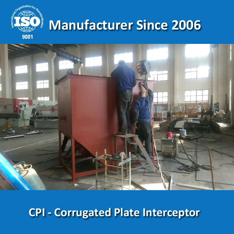 Corrugated Plate Interceptor Cpi Water Oil Separator 50-200-300m3 For ...