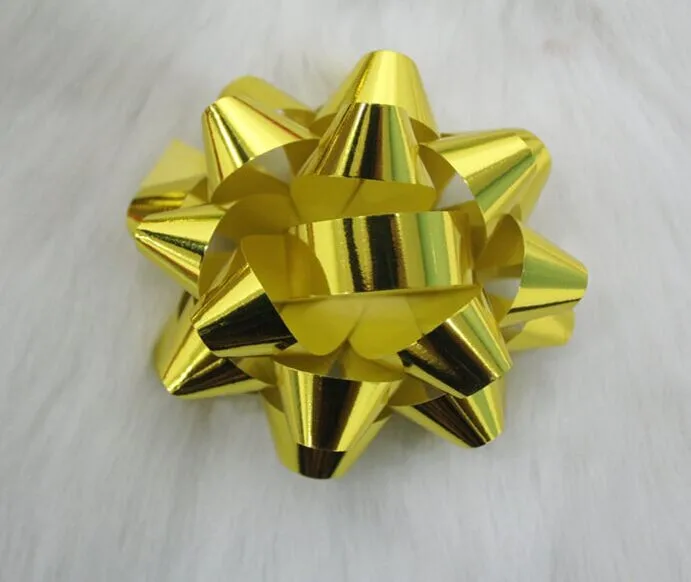 Wholesale 3inch Metallic Gift Star Bow - Buy Fancy Pp 3 Inch Star ...